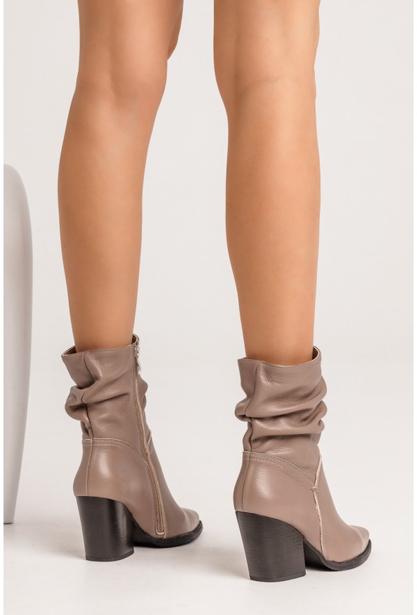 Botki Soffia taupe - SAWAY